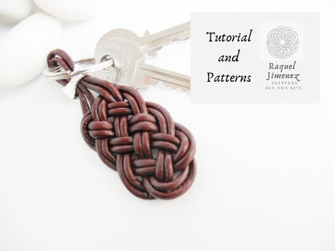 Tutorial and Pattern to Make Knot Keychains Diy Macramé - Etsy
