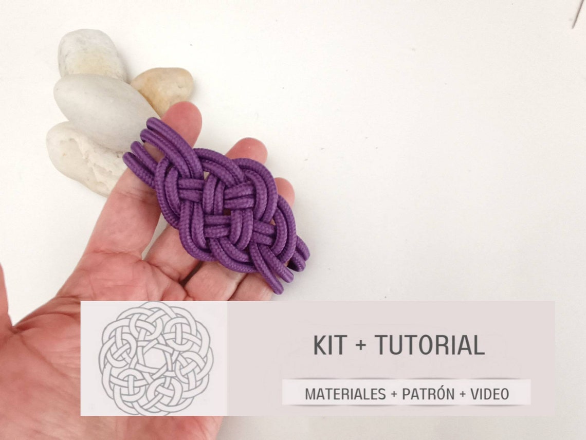 Kit to Make a Macrame Knot Bracelet, How to Make an Infinite Knot ...