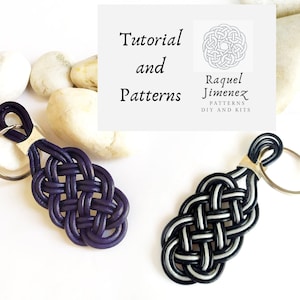 Tutorial and Pattern to Make Knot Keychains, Diy Macramé Tutorial to ...