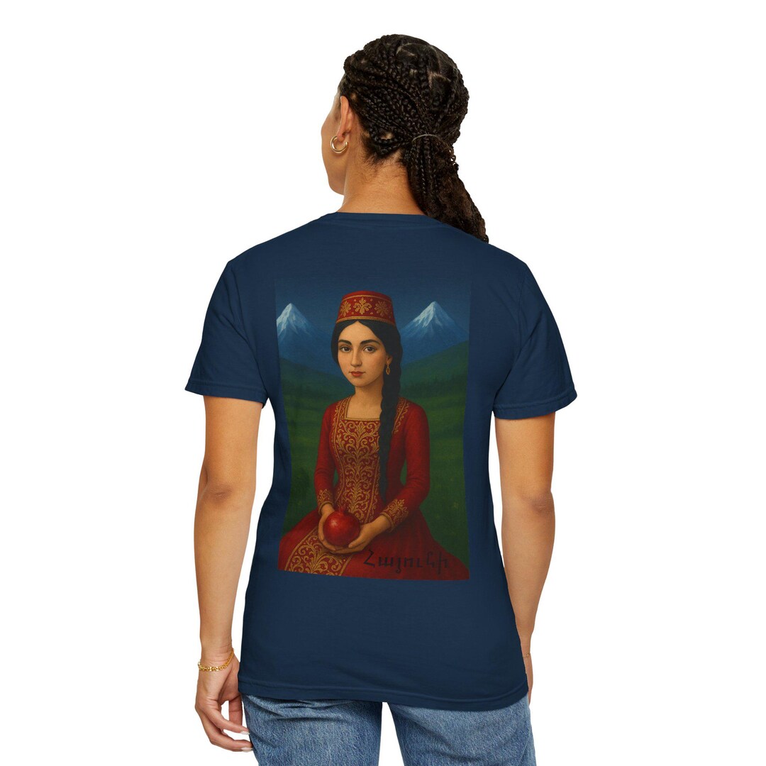 Hayuhi, Armenian Woman Portrait T-shirt, Traditional Costume ...