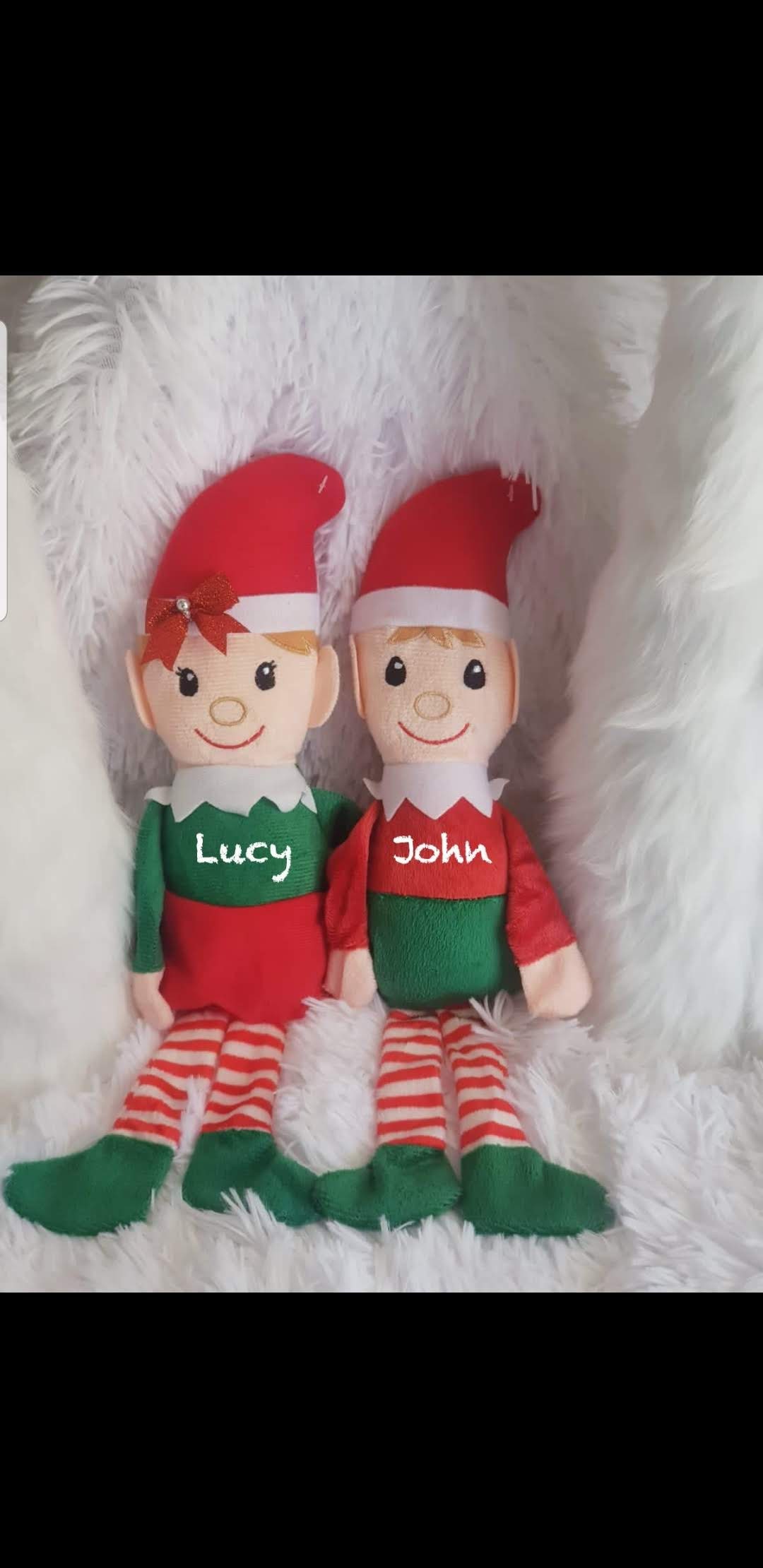 Personalized Christmas Elves, Christmas Elves, Plush Christmas Elves ...