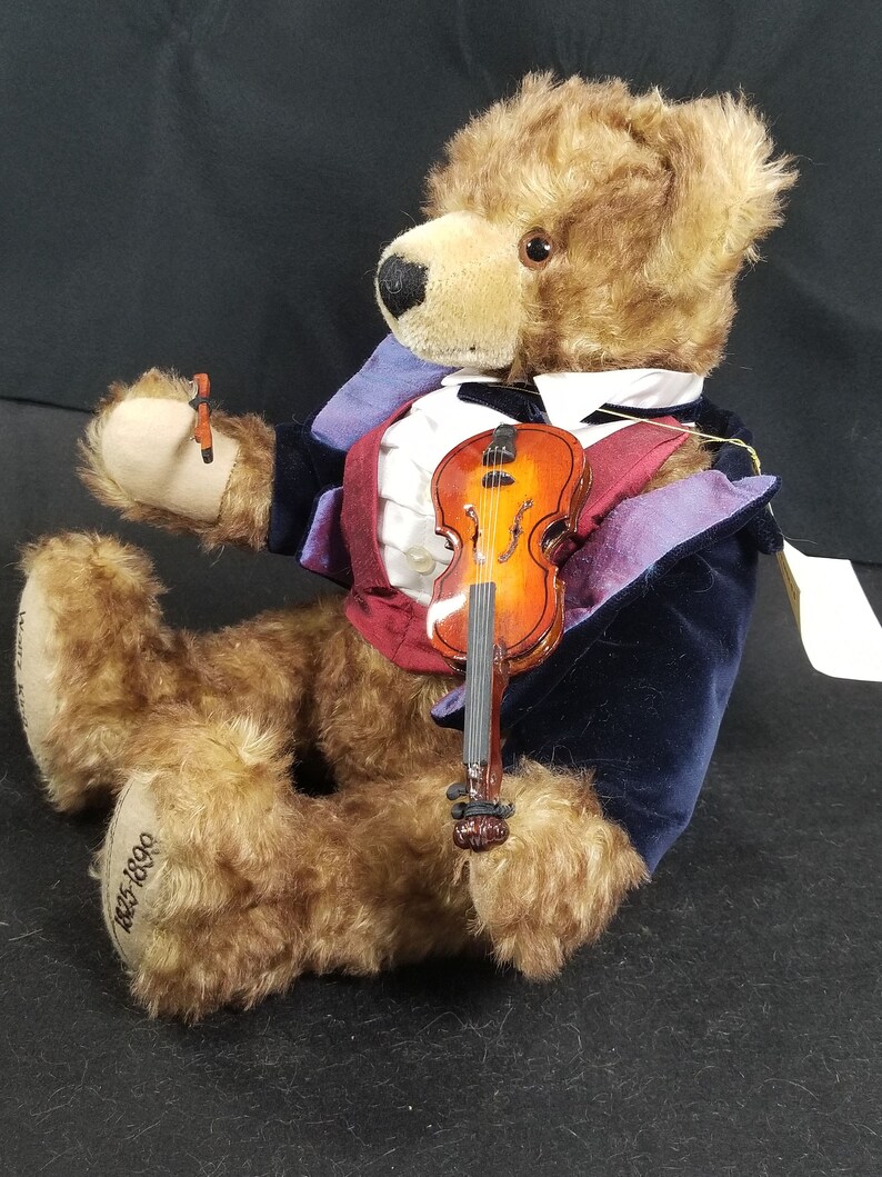 HERMANN Johann Strauss Waltz King Musical Teddy Bear - Etsy