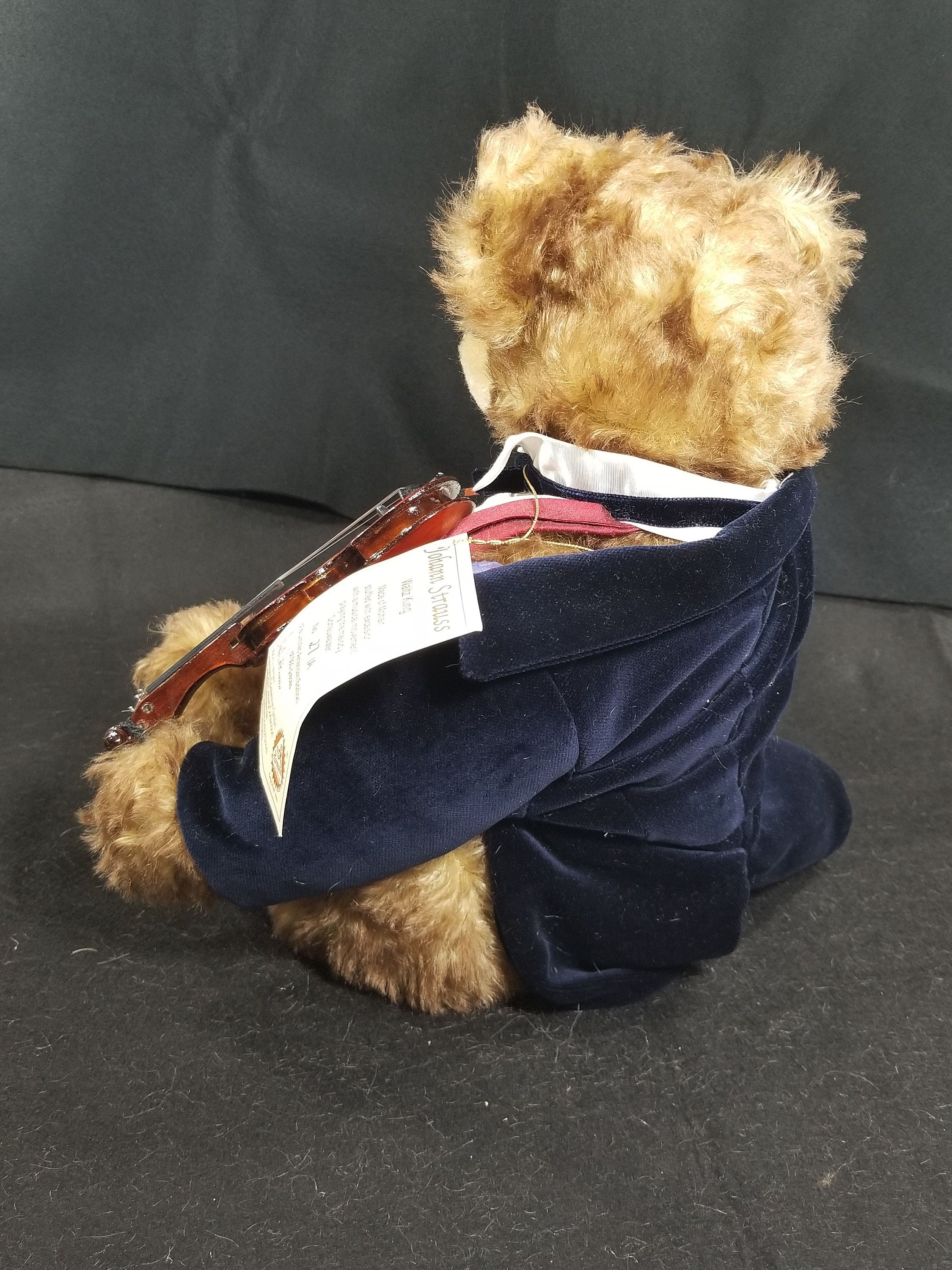 HERMANN Johann Strauss Waltz King Musical Teddy Bear - Etsy