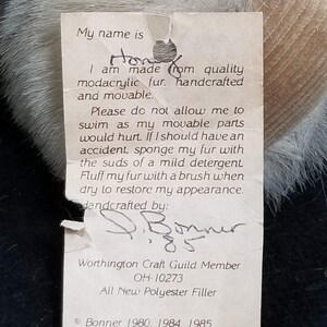 Hand Made Teddy Bear - "honey" - by Bonner Bears & Friends of ...