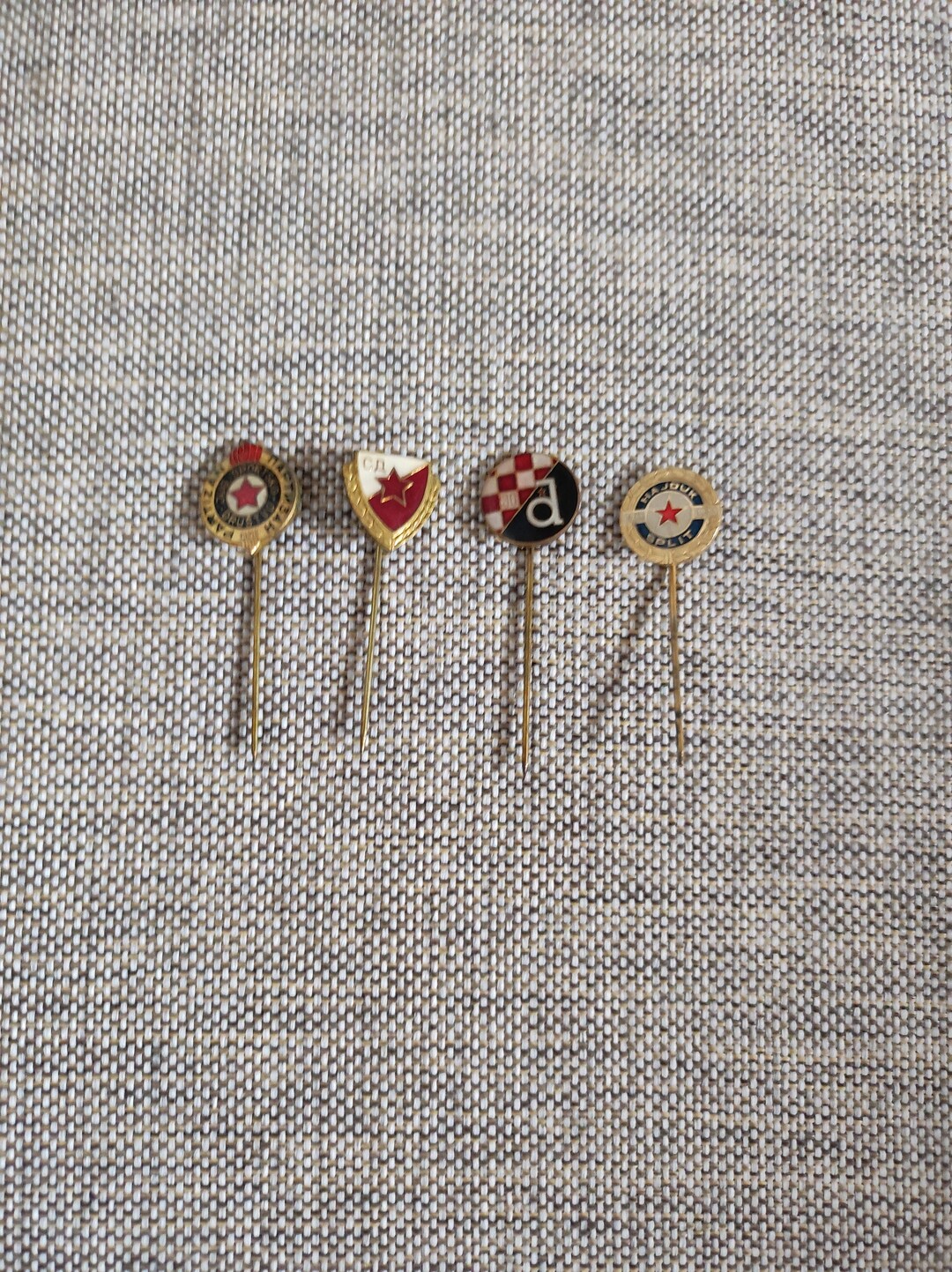 Badges of the Big Four Yugoslav Clubs, Red Star, Partizan, Dinamo and ...