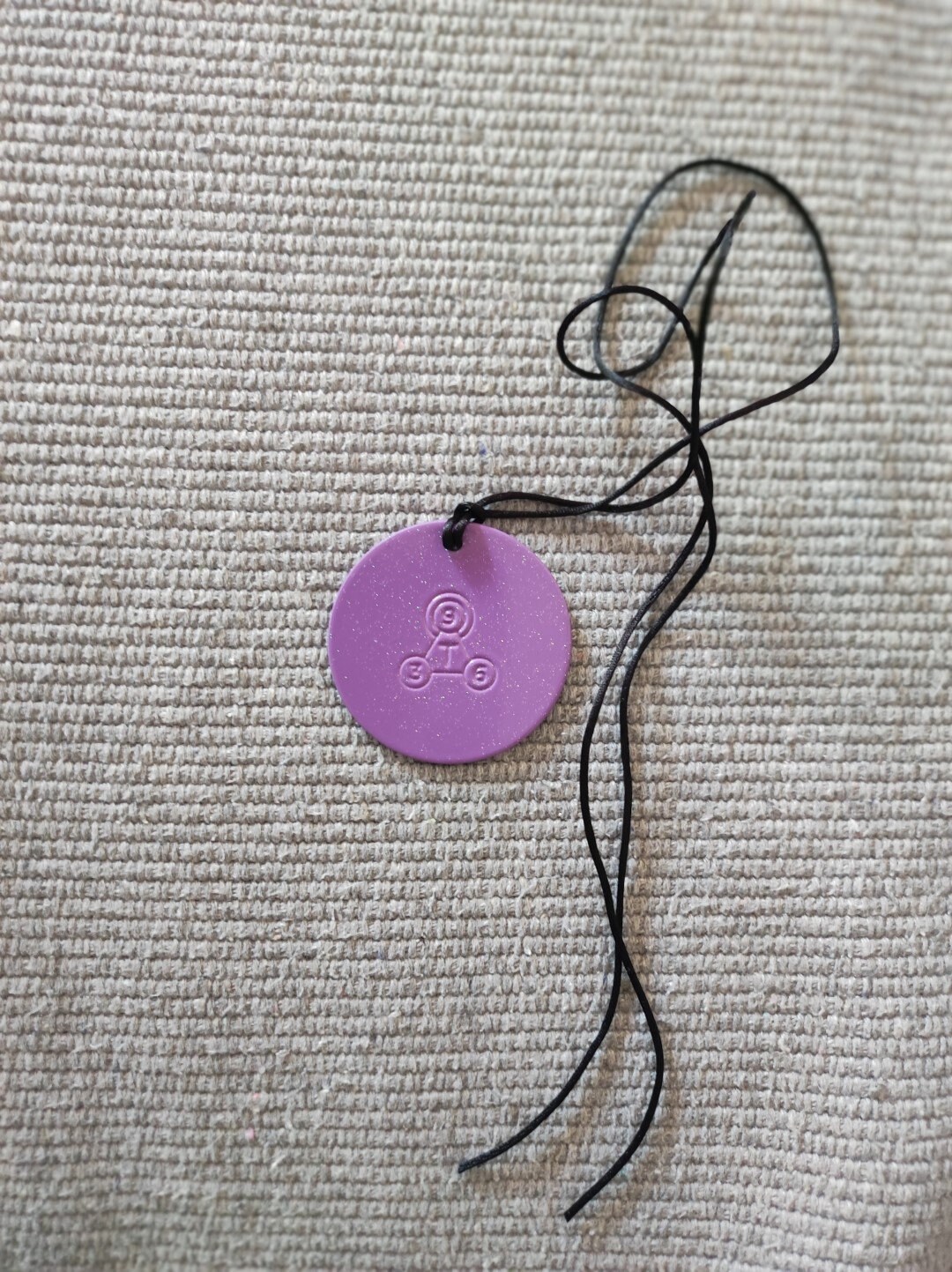 Original Nikola Tesla Purple Plate Disk Necklace Dimension - Etsy