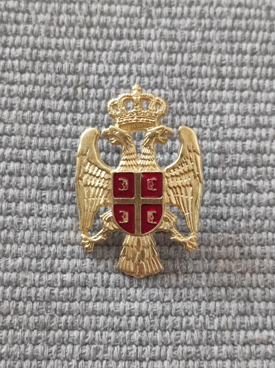 Serbian Cap Metal Badge (chetnik Badge) - Gold Version - Etsy