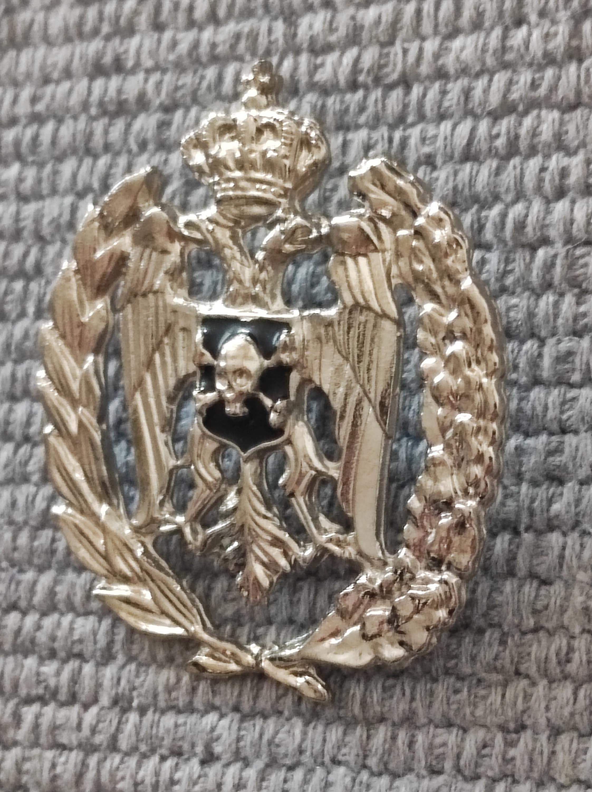 Serbian Cap Metal Badge (chetnik Badge) - Silver Version - Etsy