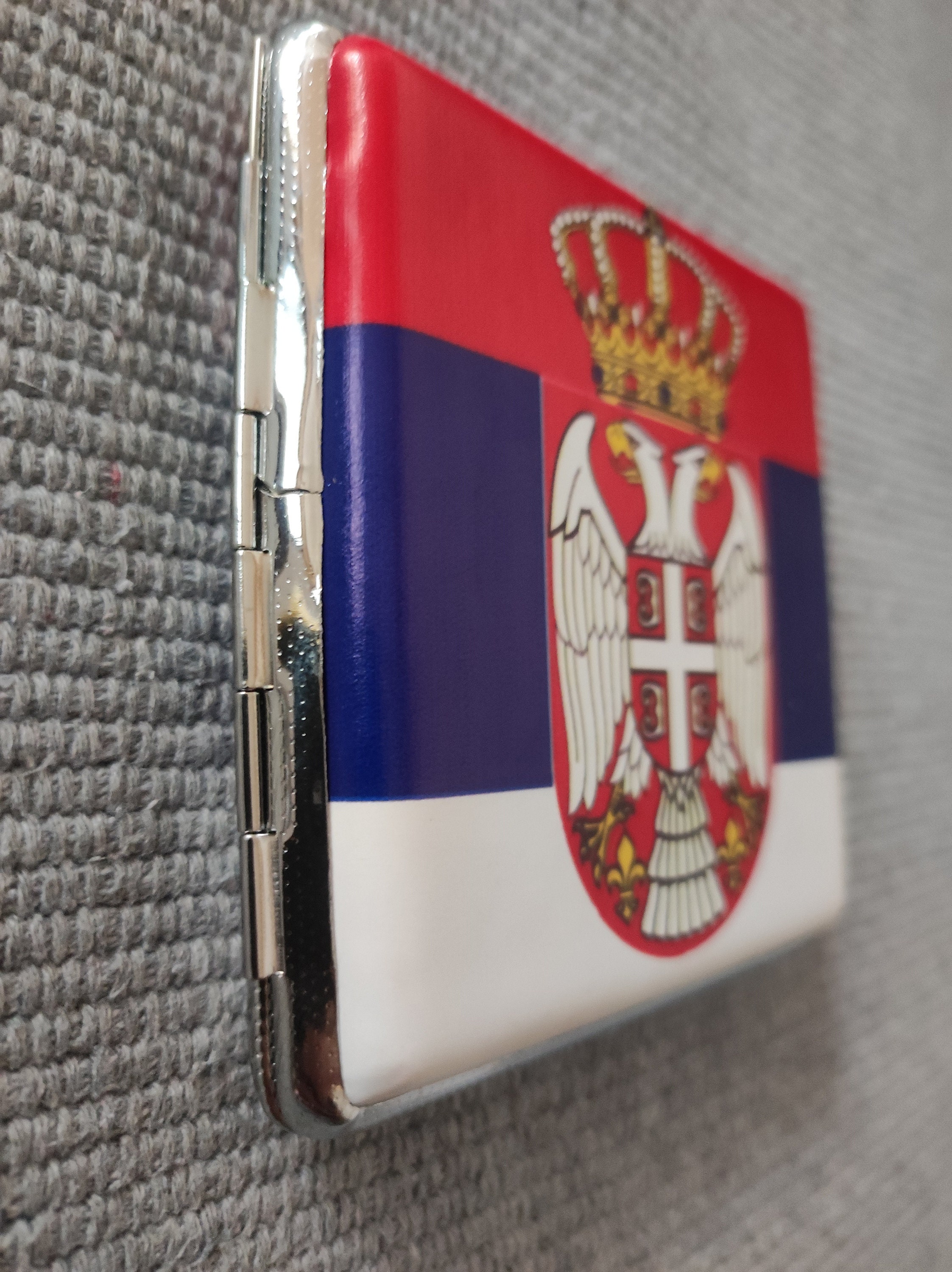 Cigarette Box With Serbian Flag. Serbian Gift - Etsy