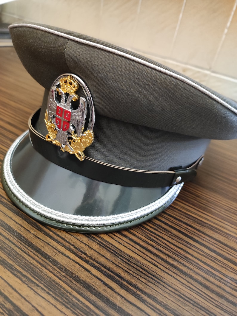 NCO Cap Serbian Army With Metal Insignia - Etsy