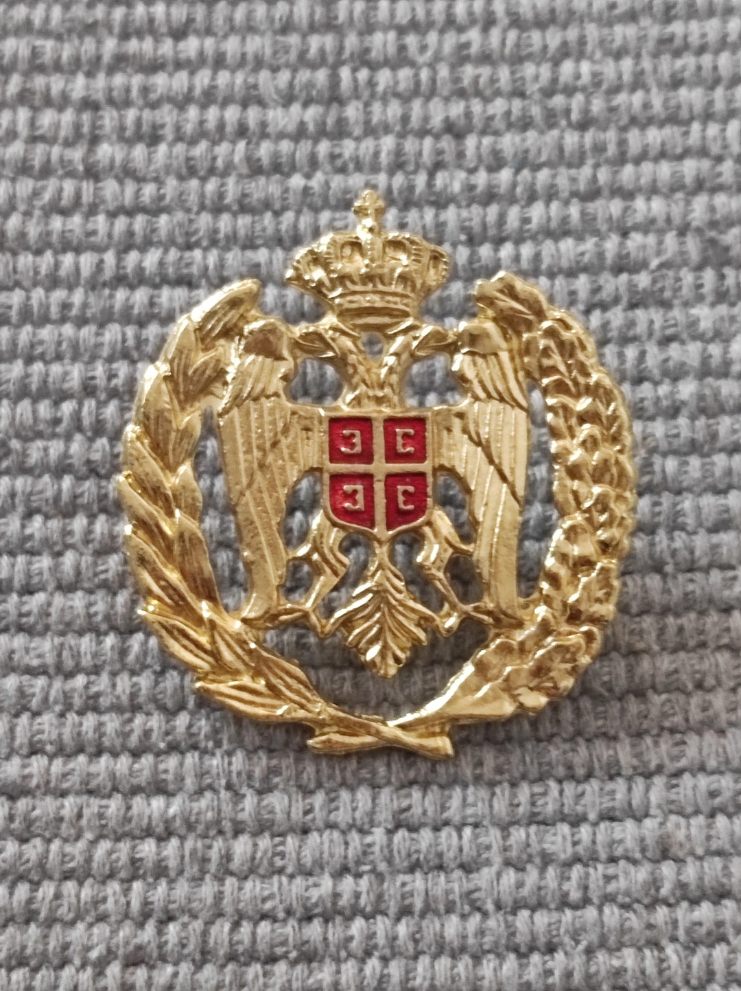 Serbian Cap Metal Badge (chetnik Badge) - Gold Version - Etsy