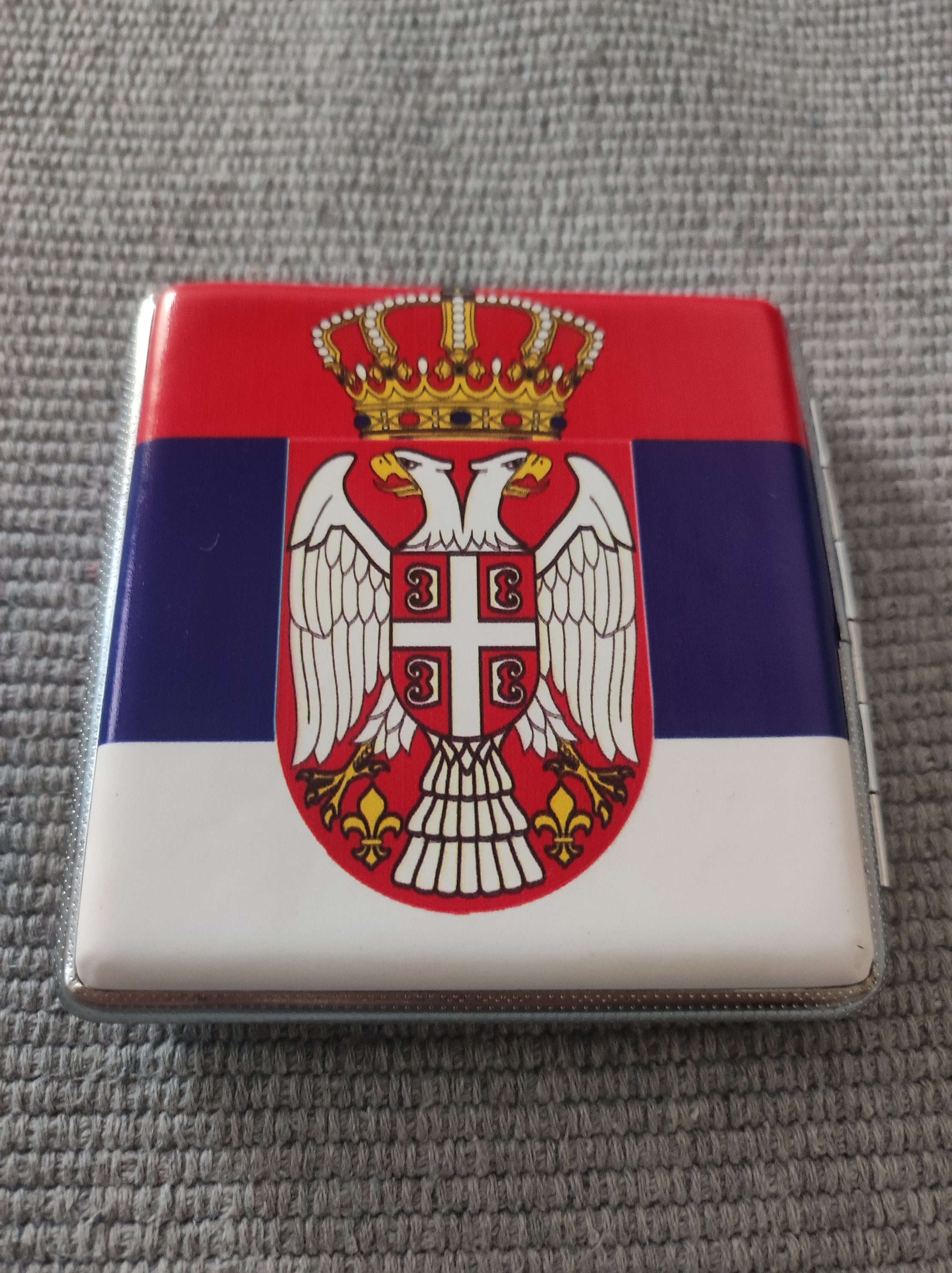 Cigarette Box With Serbian Flag. Serbian Gift - Etsy