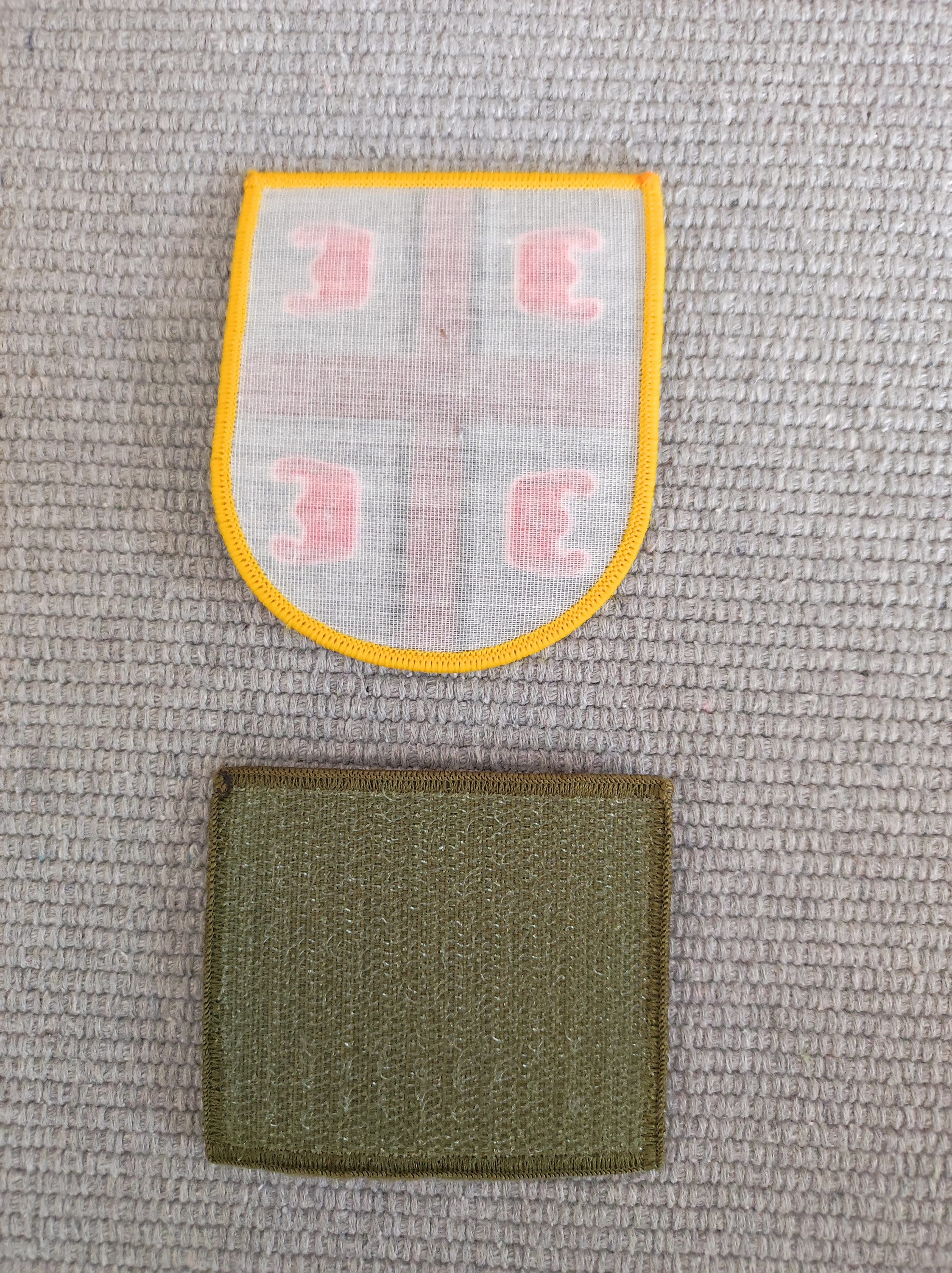 The Military Insignia of a Serbian Soldier and the Flag of - Etsy
