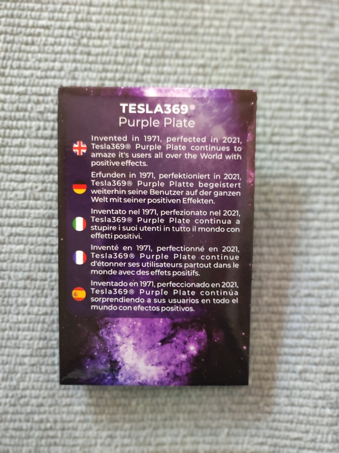 Original Nikola Tesla Purple Plate Disk Necklace Dimension - Etsy