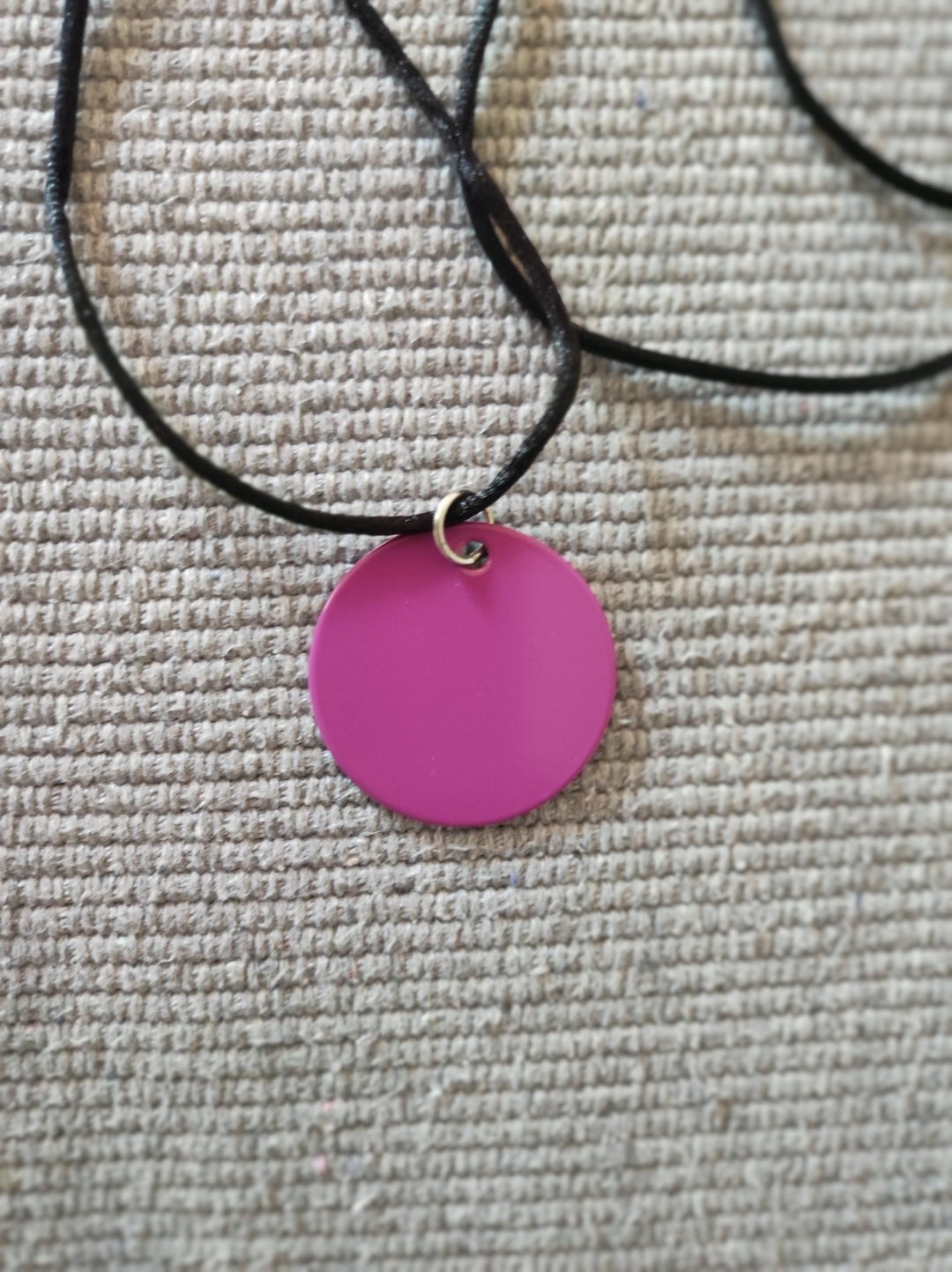 Original Nikola Tesla Purple Plate Disk Necklace Dimension R4,5cm - Etsy