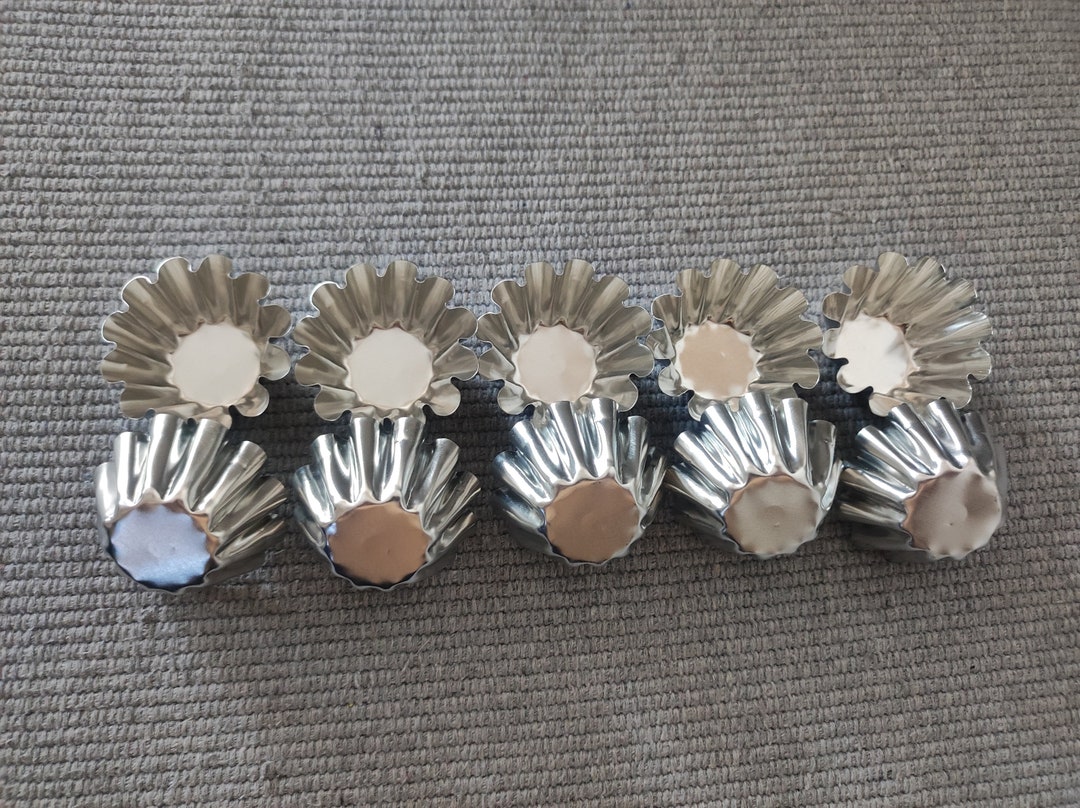 Chrome Cookie Molds: Mini Tart Pastry Baking Tins (set of 10) - Etsy