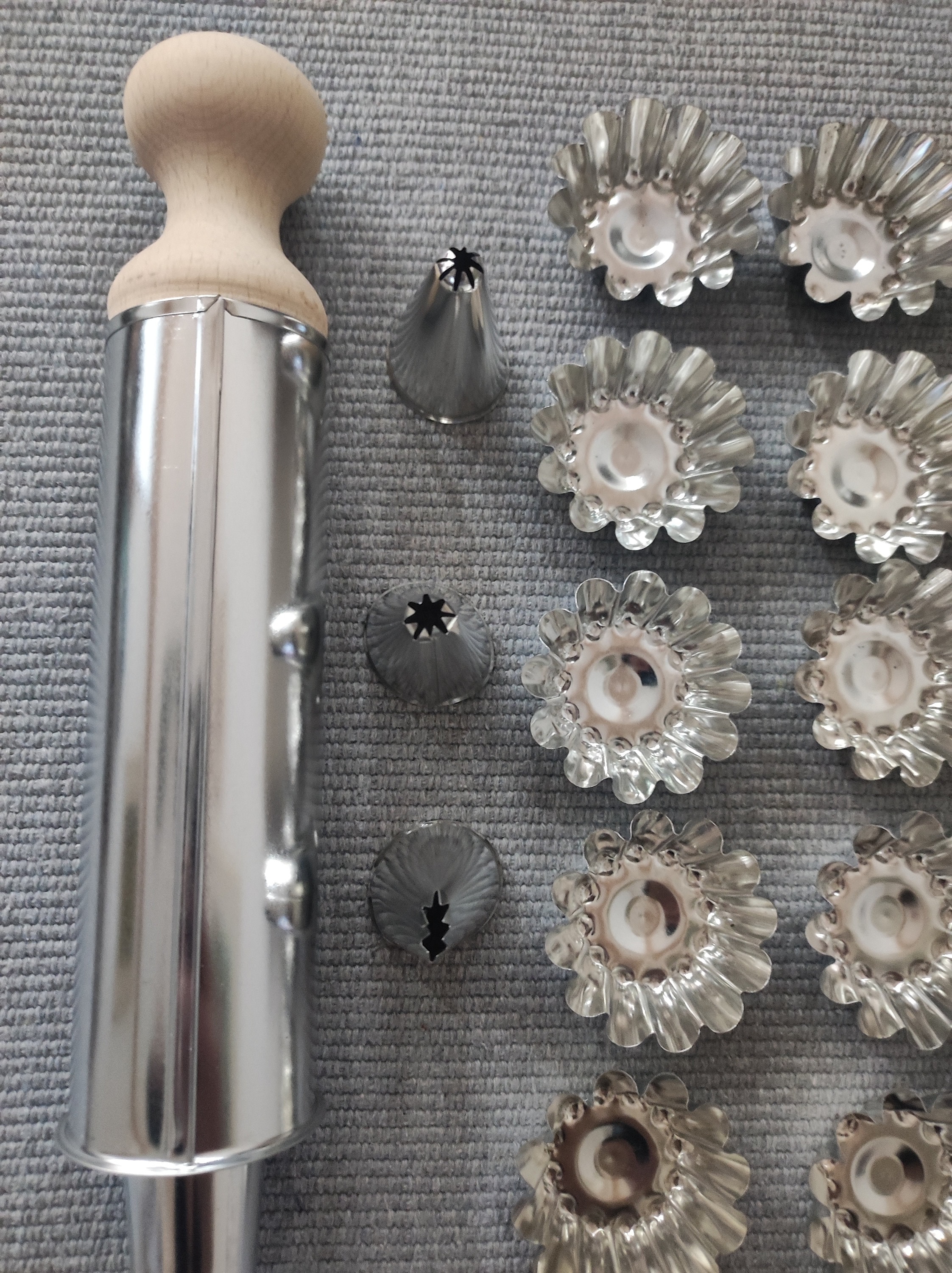 Set of Molds.tool for Cooking Balkan Delicacies,tulumba Kitchen Syringe ...