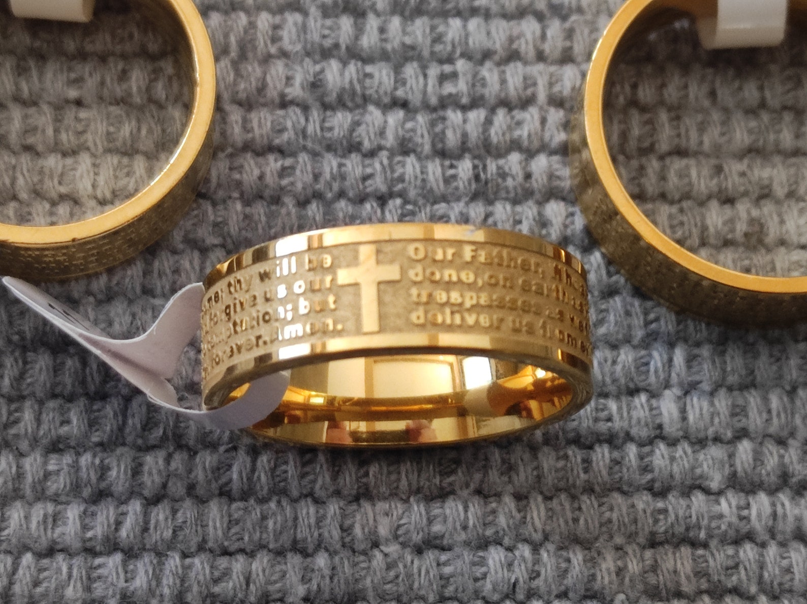 Orthodox Christian Lords Prayer Ring Dimenzian 20-24 Mm - Etsy UK