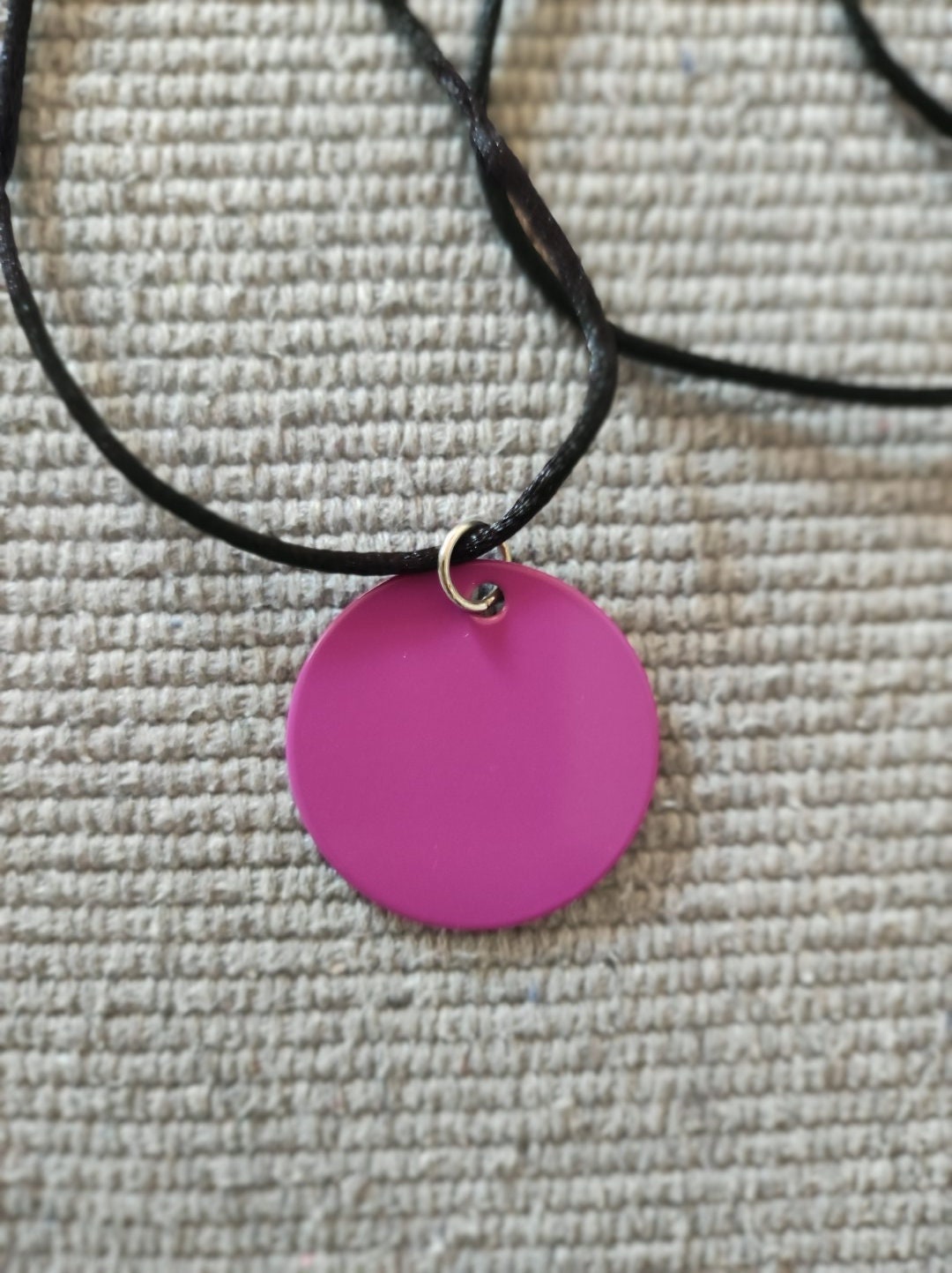 Original Nikola Tesla Purple Plate Disk Necklace Dimension R4,5cm - Etsy