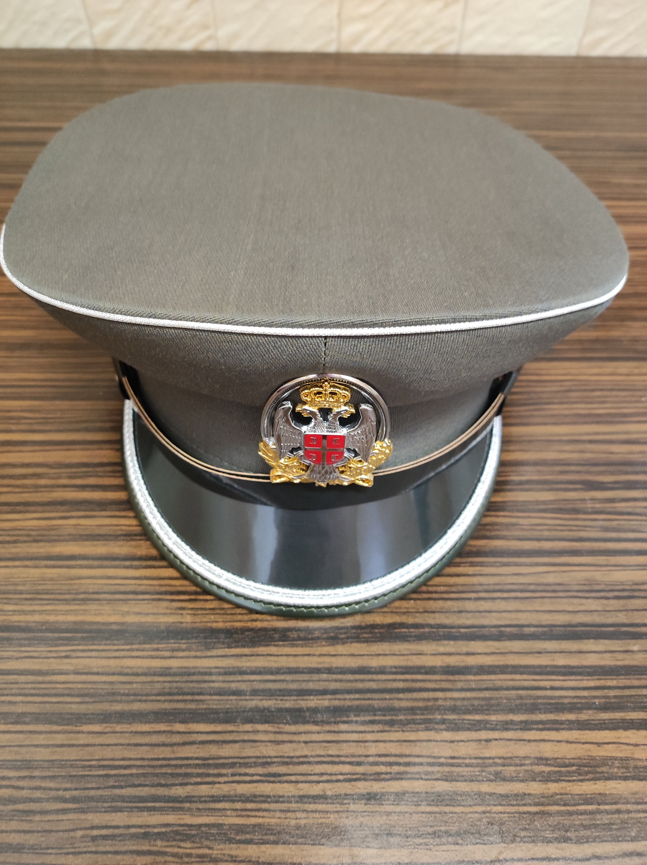 NCO Cap Serbian Army With Metal Insignia - Etsy