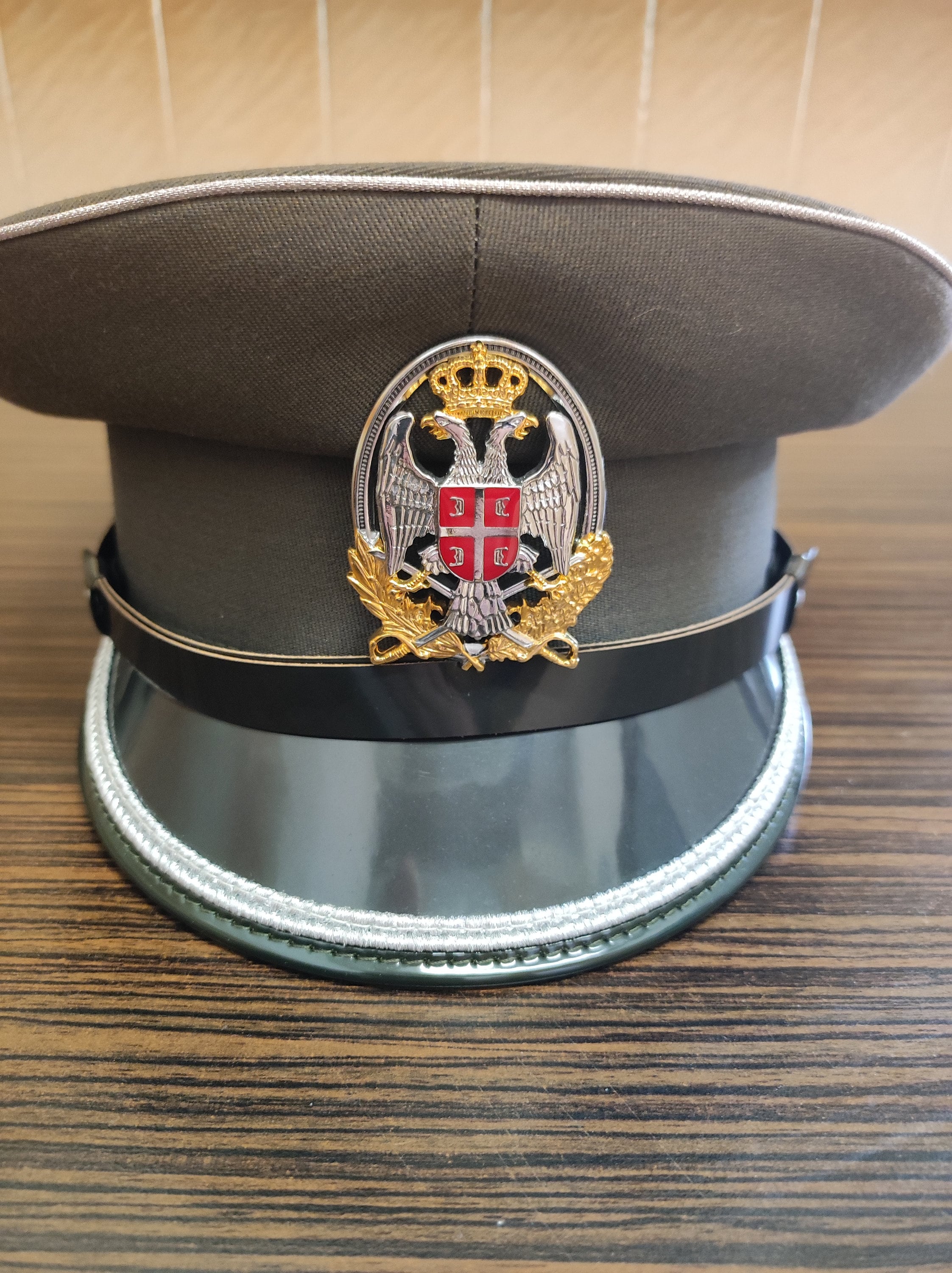 NCO Cap Serbian Army With Metal Insignia - Etsy
