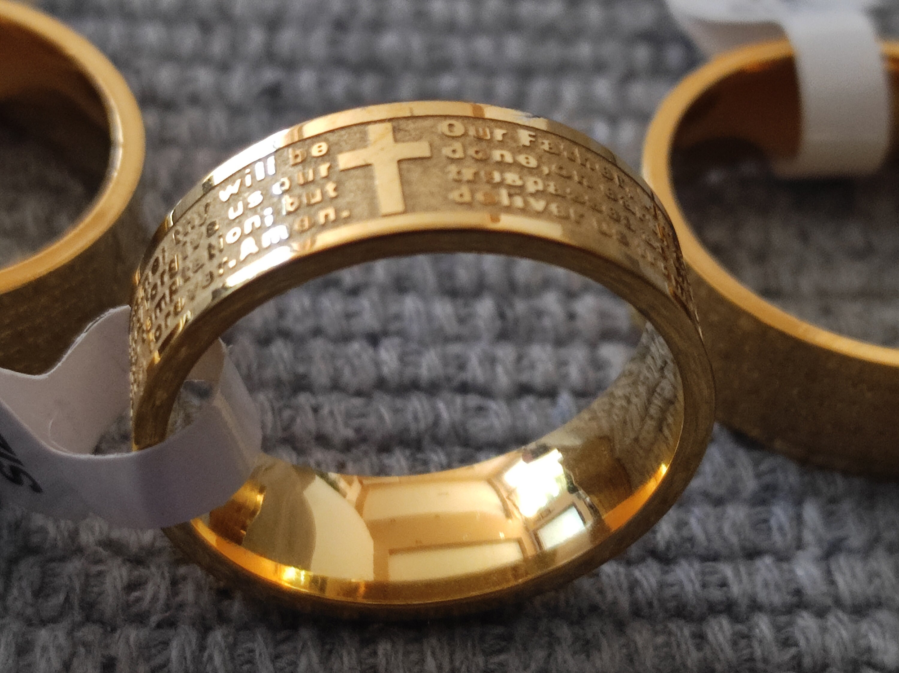 Orthodox Christian Lords Prayer Ring Dimenzian 20-24 Mm - Etsy UK