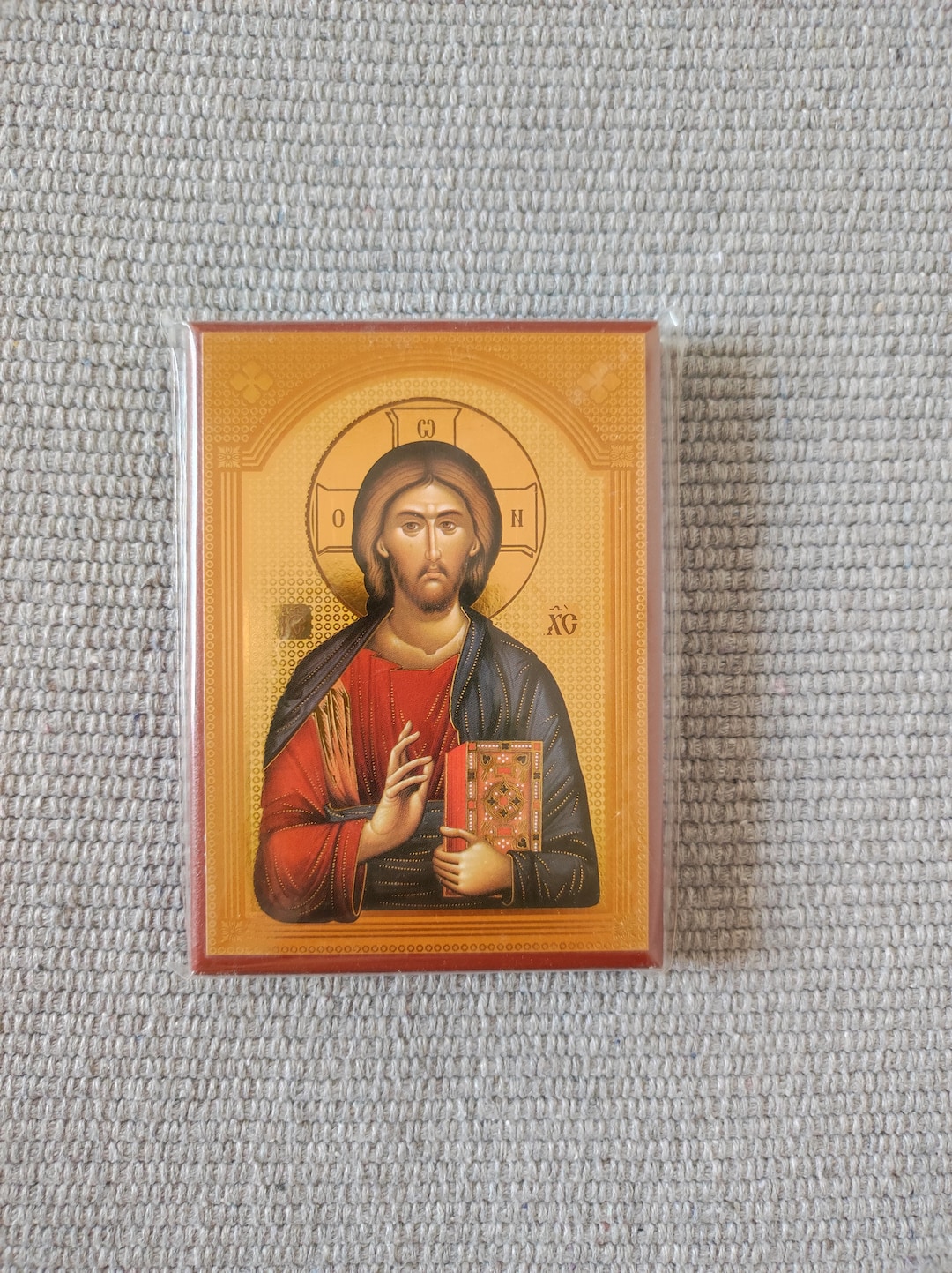 Jesus Christ Icon: Serbian Orthodox Replica (10.5 X 7.5 Cm) - Etsy
