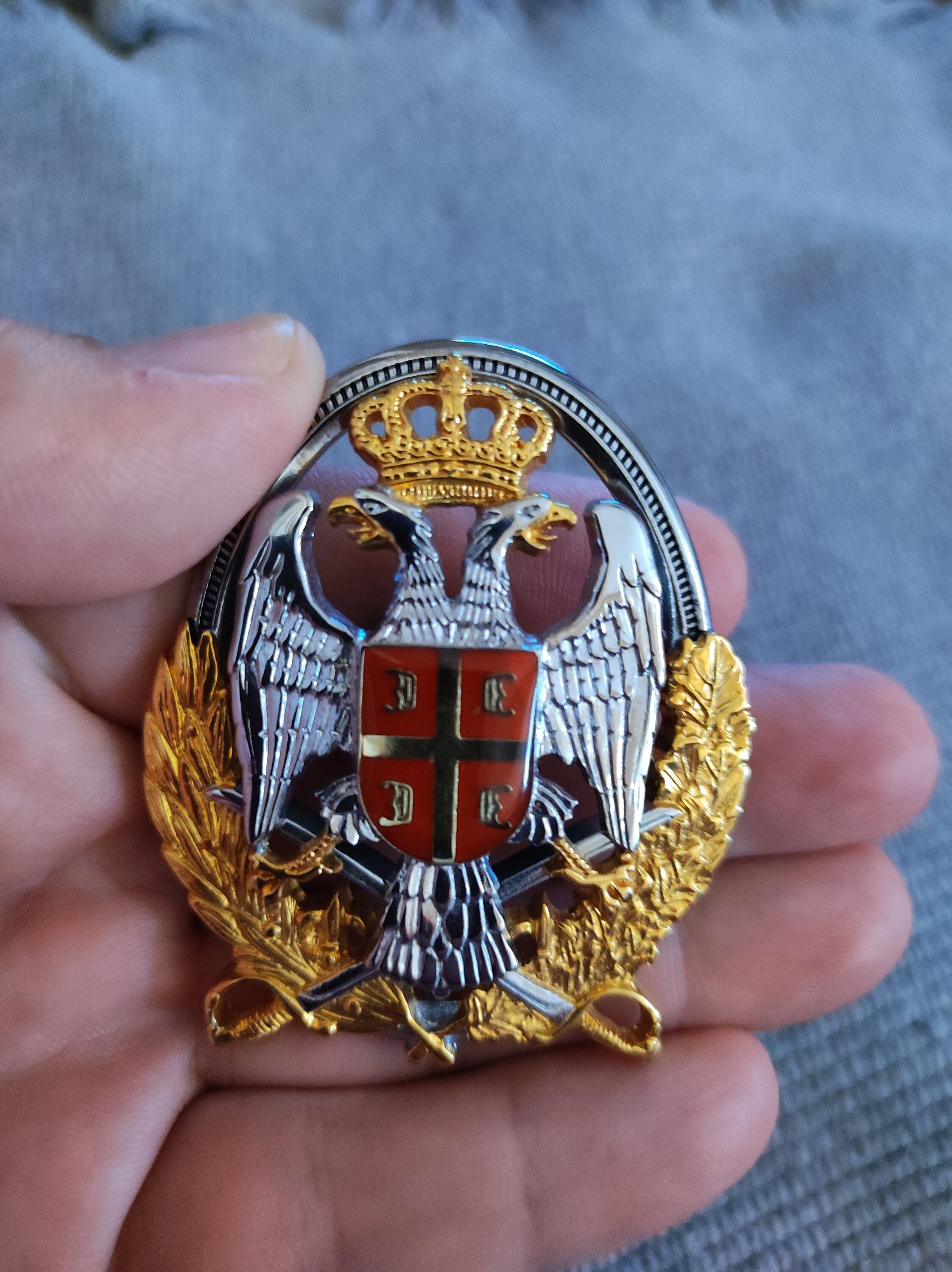 Cap Badge of a Serbian Soldier - Etsy
