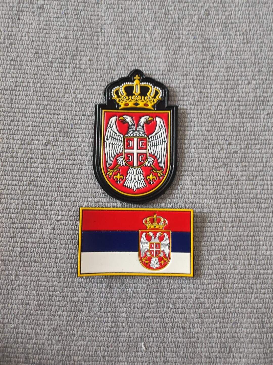 Serbian Coat of Arms and Flag, Pvc for Your Clothing or Equipment. - Etsy