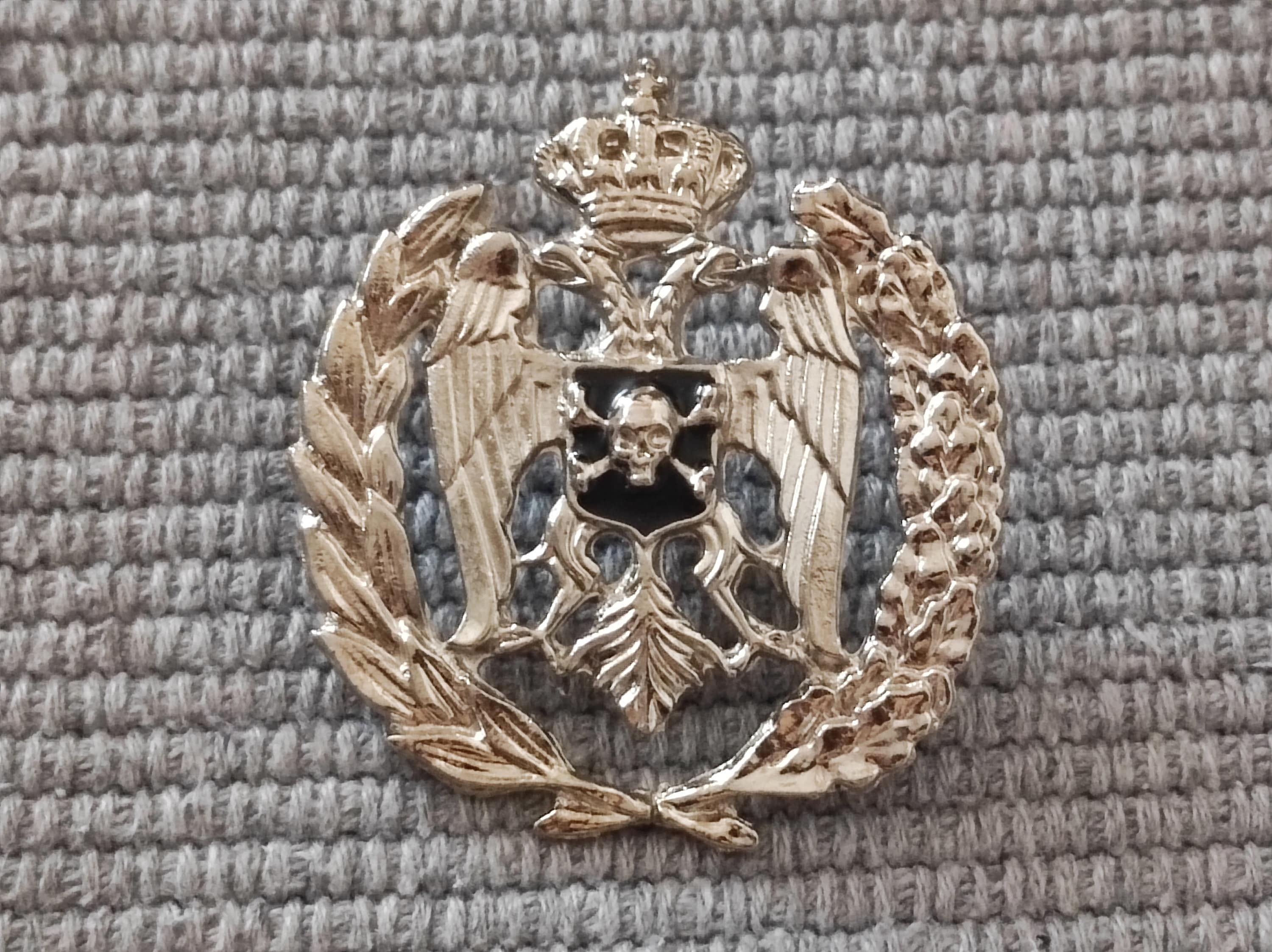 Serbian Cap Metal Badge (chetnik Badge) - Silver Version - Etsy