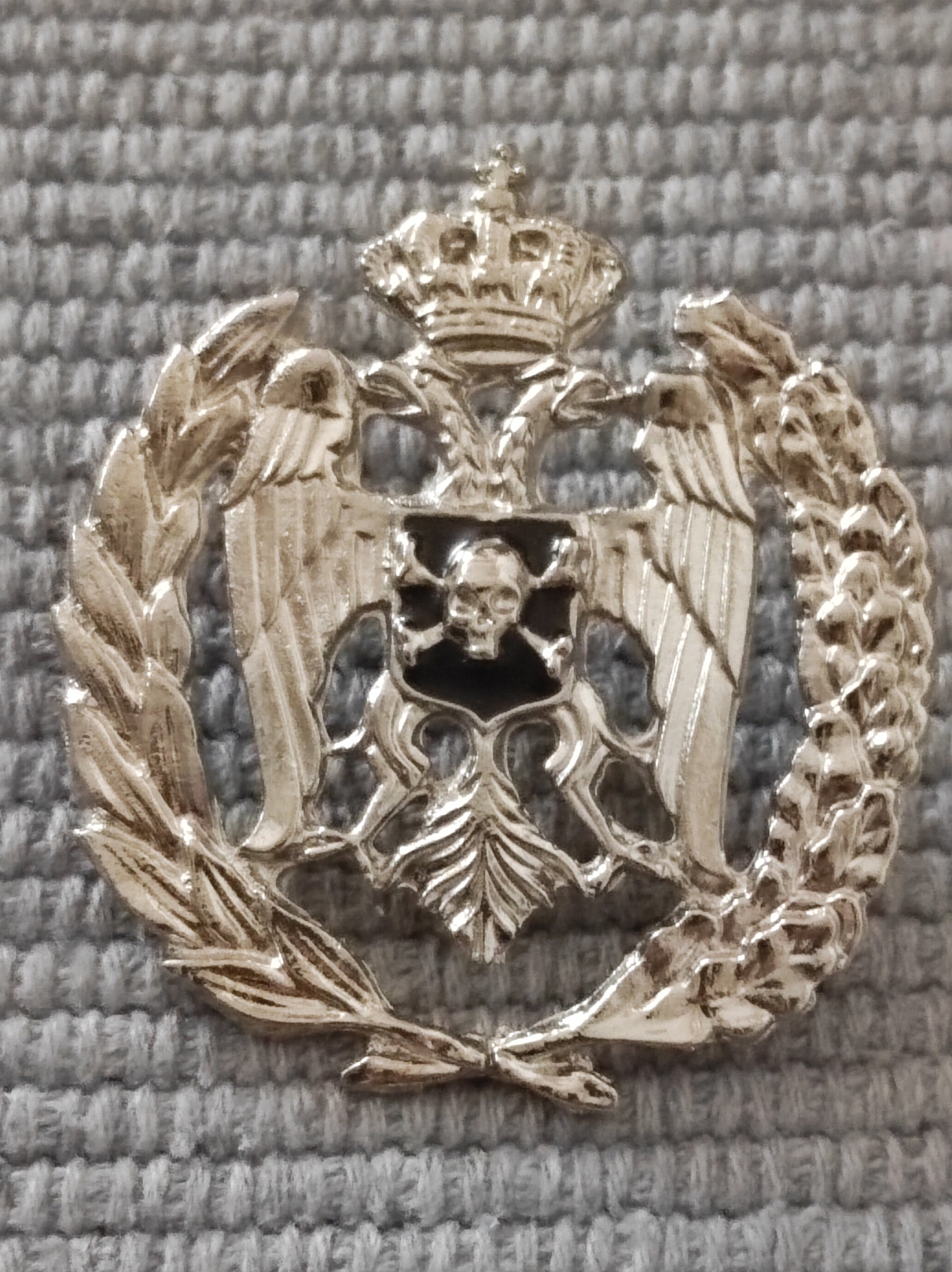 Serbian Cap Metal Badge (chetnik Badge) - Silver Version - Etsy