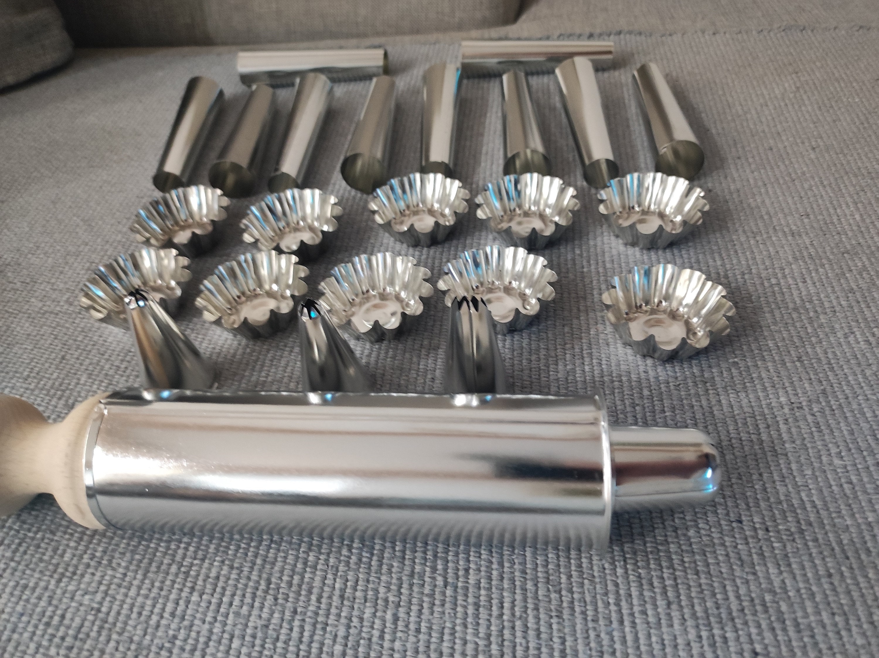 Set of Molds.tool for Cooking Balkan Delicacies,tulumba Kitchen Syringe ...