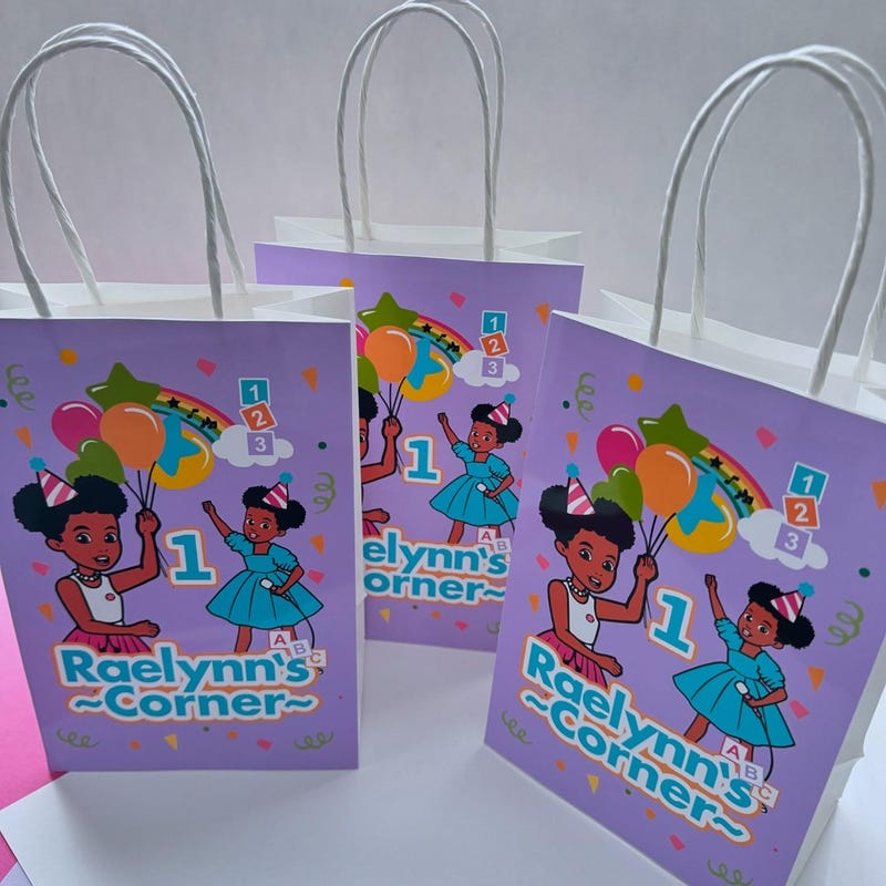 Goodie Bag Topper - Etsy