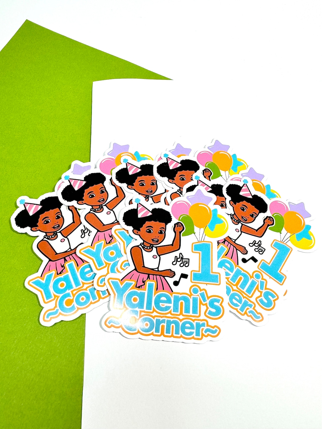 Gracie Girl Party Stickers, Gracie Girl Party Decorations, Customized ...