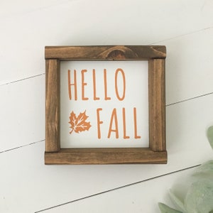 Fall Mini Sign Collection Autumn Decor Tiered Tray Art - Etsy