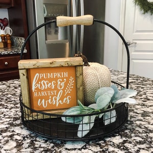 Fall Mini Sign Collection Autumn Decor Tiered Tray Art - Etsy