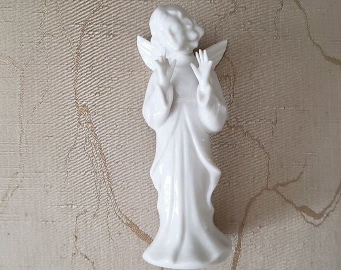 Dresden Angel Figurine / Dresden Nativity Angel / Vintage Dresden Angel ...