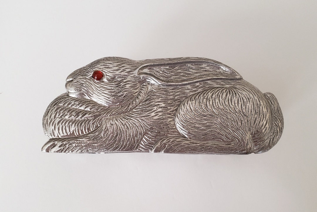 Vintage Arthur Court Rabbit Letter Holder / Arthur Court Bunny Letter ...