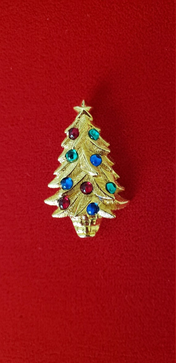 Vintage monet christmas tree - Gem