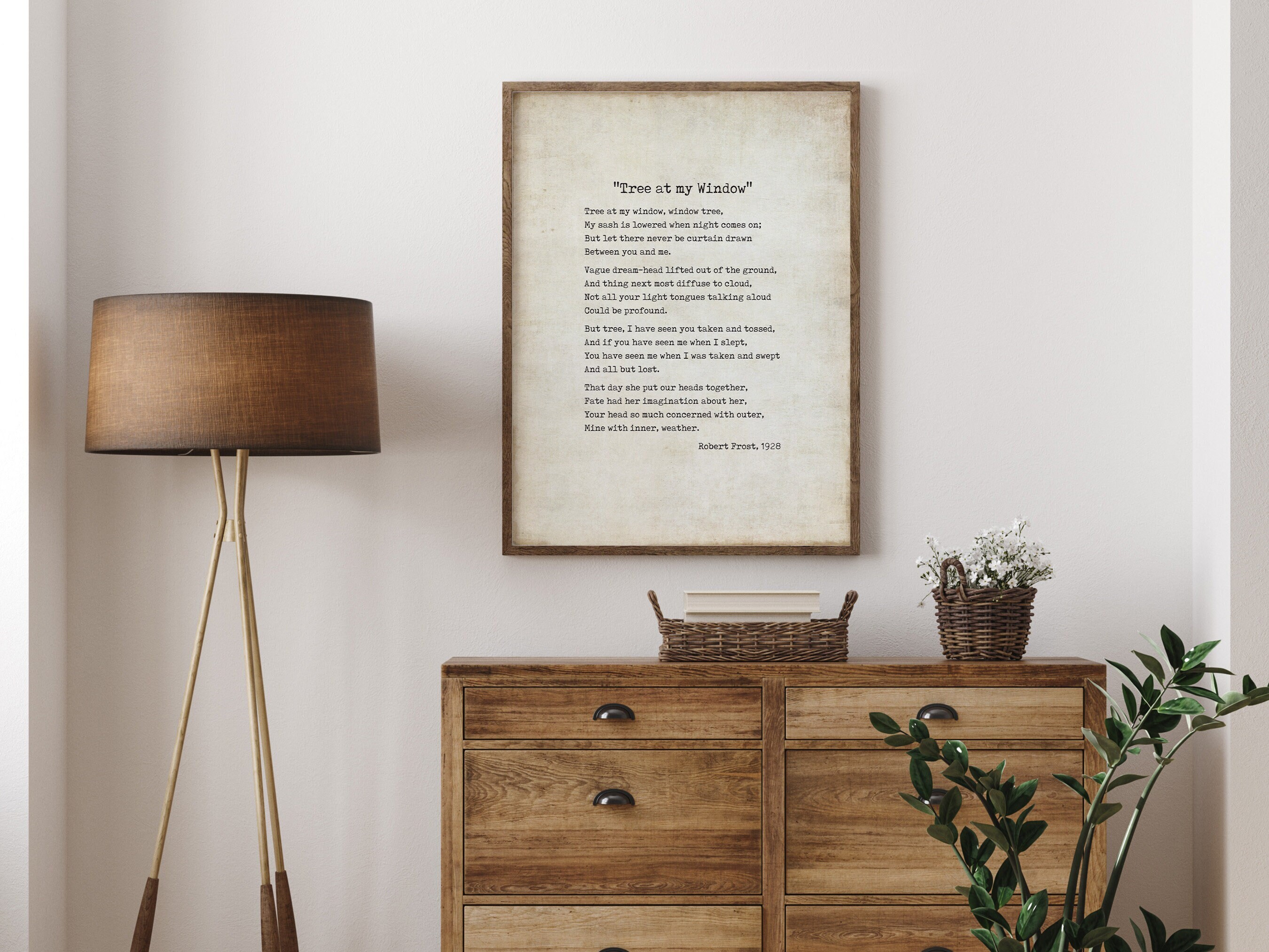 Tree at My Window Poem Print, Tree at My Windown Poem Typewriter Style ...