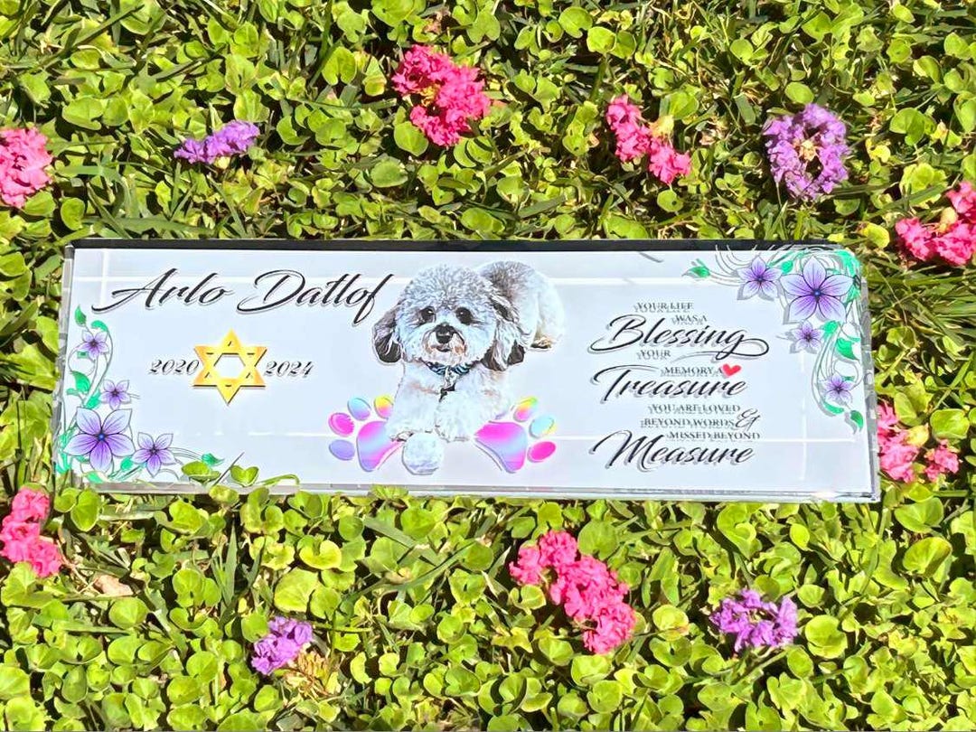 Custom Pet Memorial Tile, Personalized Keepsake for Beloved Companion ...