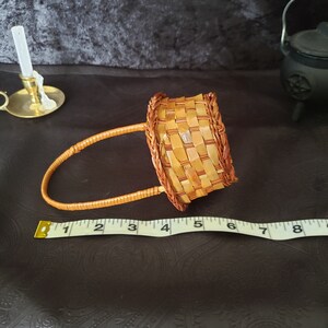 Small Square Offering Basket With Tall Handle - Etsy