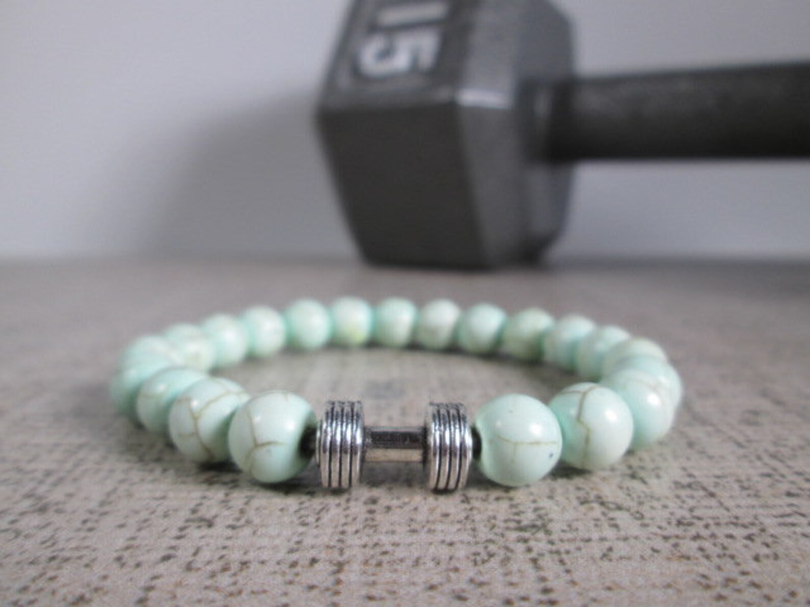 Dumbbell, Barbell Workout Bracelets, Perfect Gift for Your Fitness ...