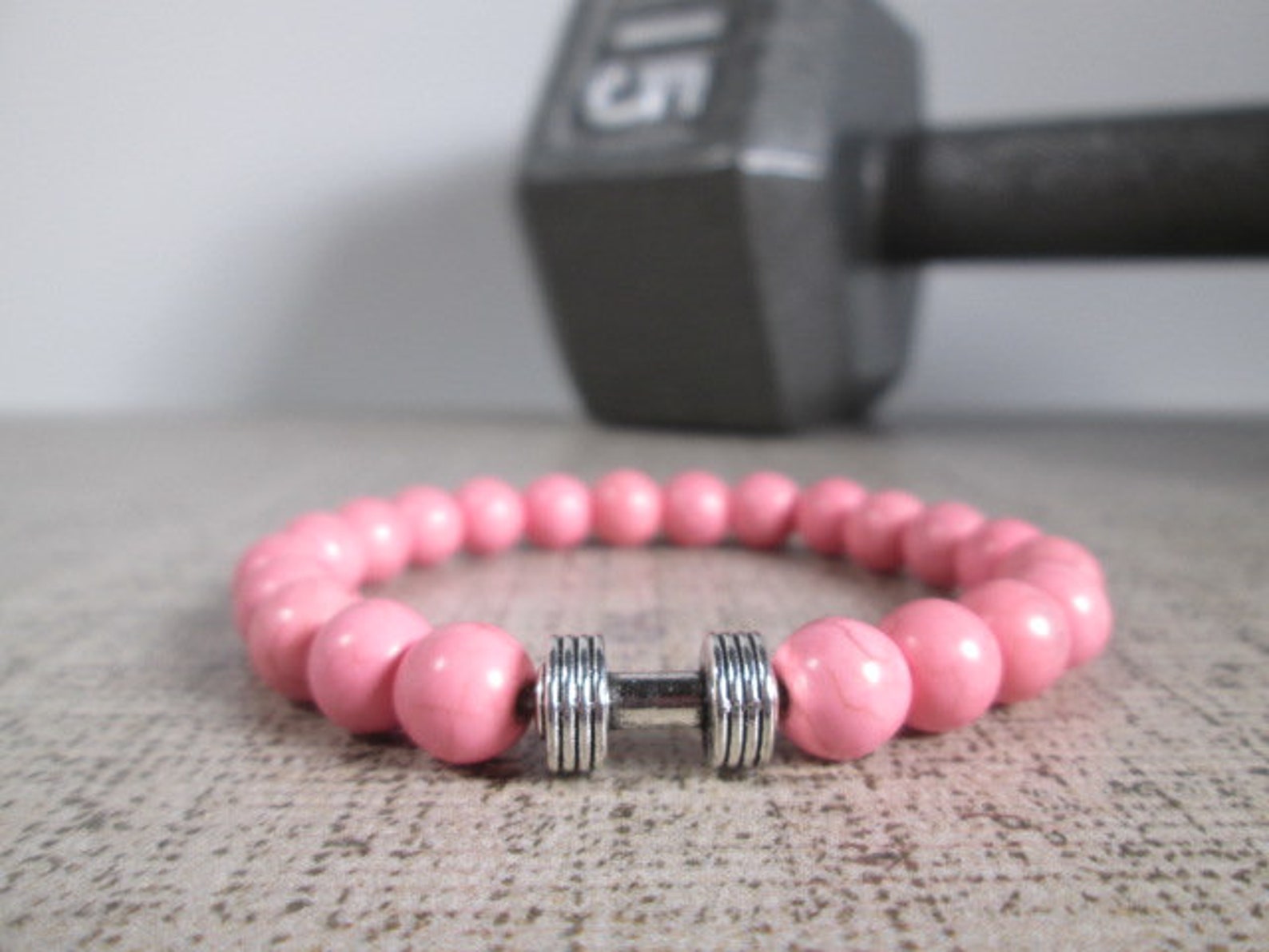 Dumbbell, Barbell Workout Bracelets, Perfect Gift for Your Fitness ...