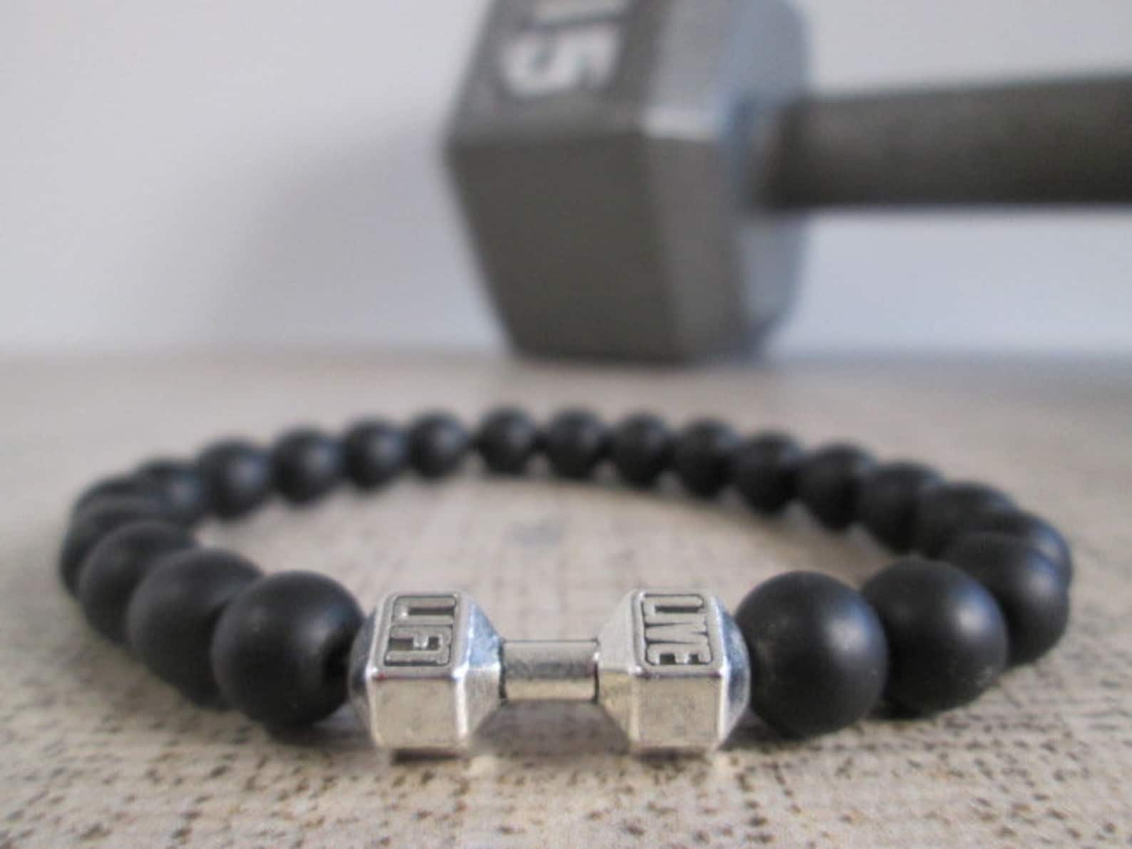 Dumbbell, Barbell Workout Bracelets, Perfect Gift for Your Fitness ...