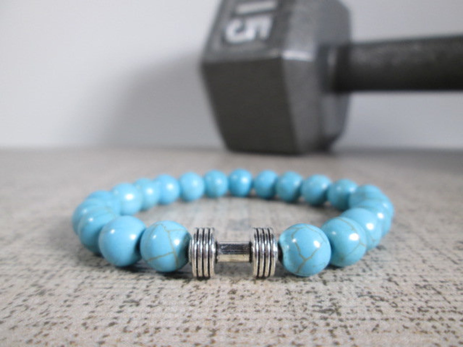 Dumbbell, Barbell Workout Bracelets, Perfect Gift for Your Fitness ...