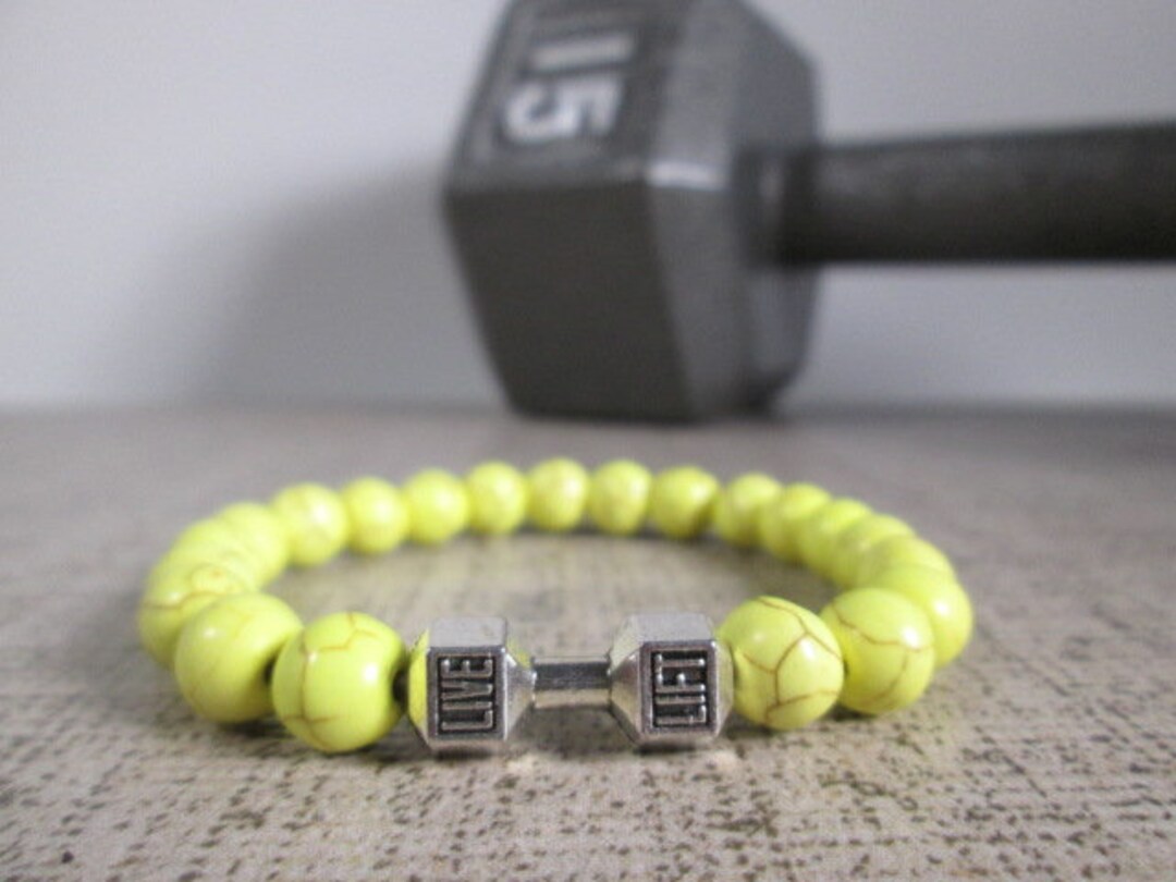 Dumbbell, Barbell Workout Bracelets, Perfect Gift for Your Fitness ...