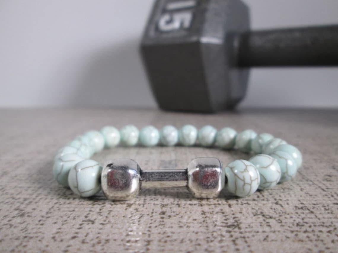 Dumbbell, Barbell Workout Bracelets, Perfect Gift for Your Fitness ...