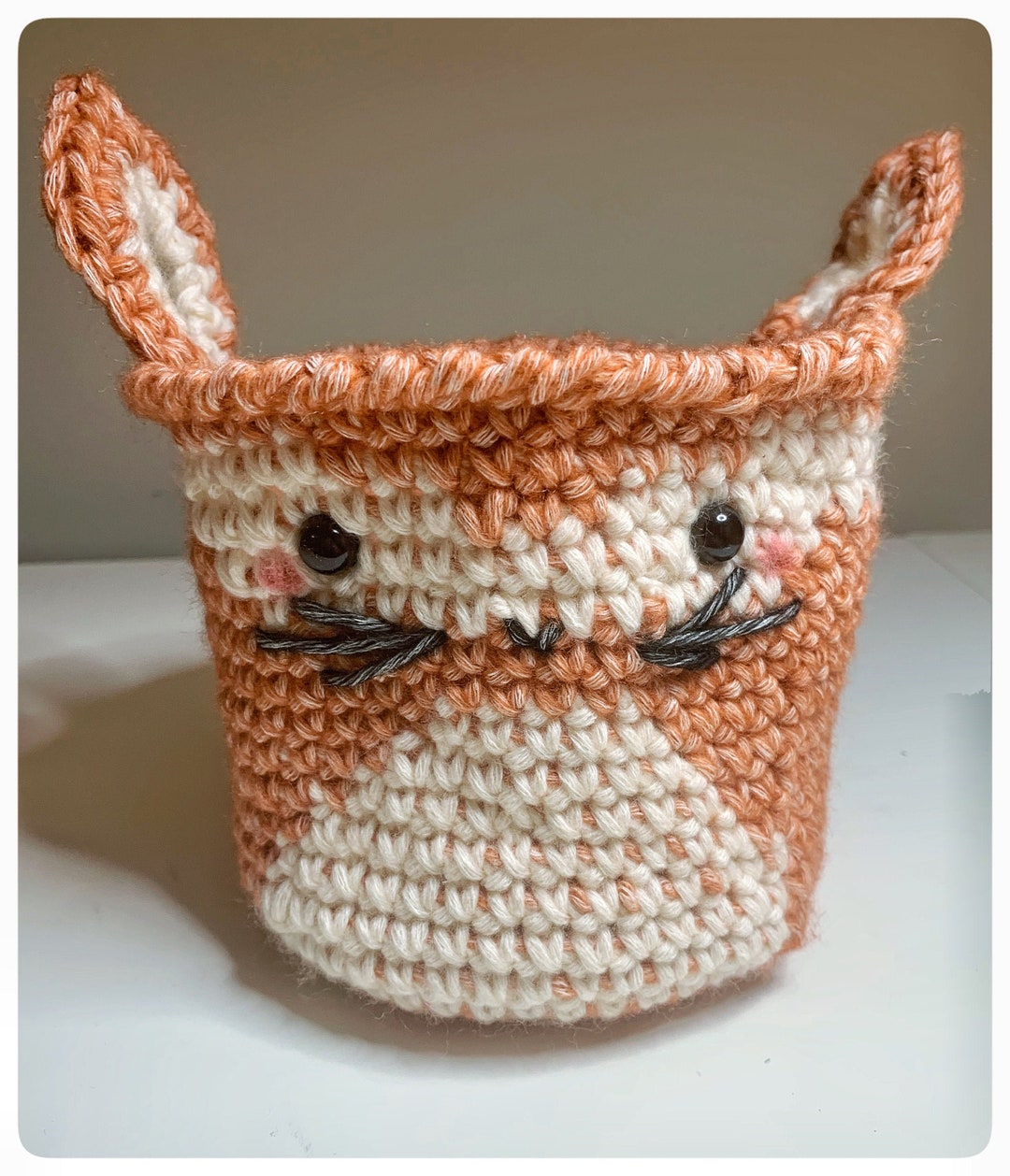 Easy Fox Crochet Pattern Crochet Container Pattern Fox Amigurumi ...