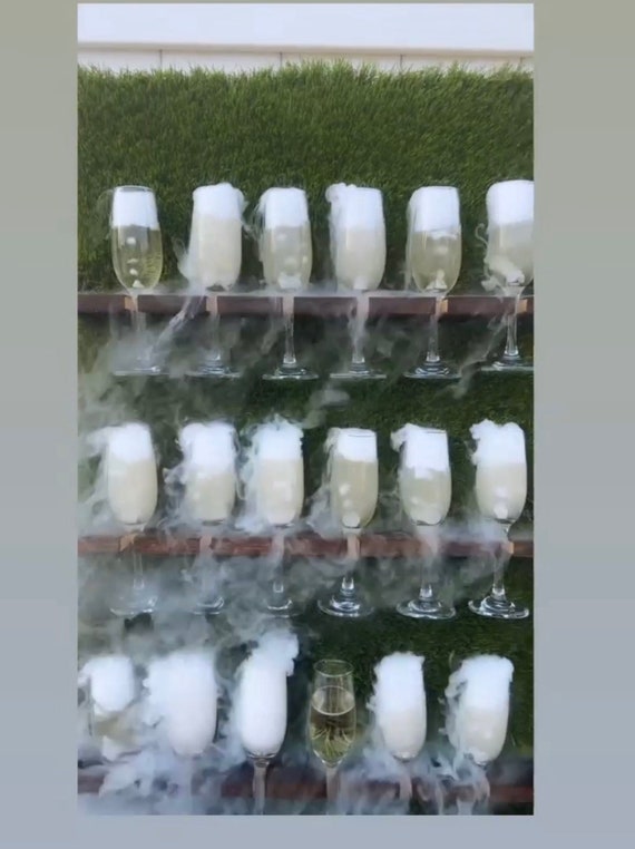 Champagne Wall With Stand - Holds 24Champagne Flutes - Champagne Bar ...